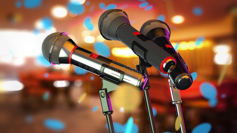 Microfoons stock foto. Image of klein, professioneel - 12366000