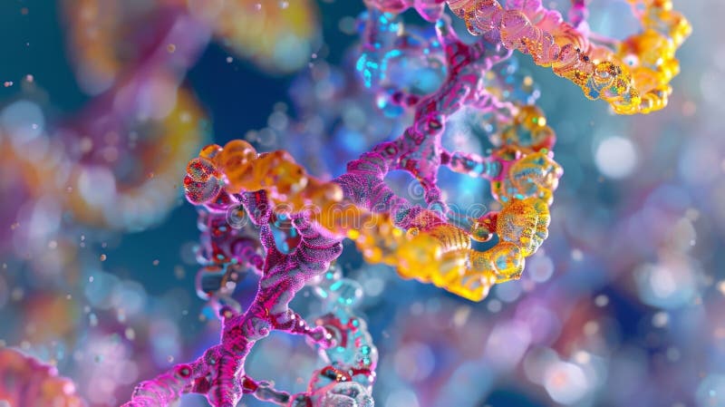 A Micrograph Displaying the Intricate Folds and Loops Created by ...