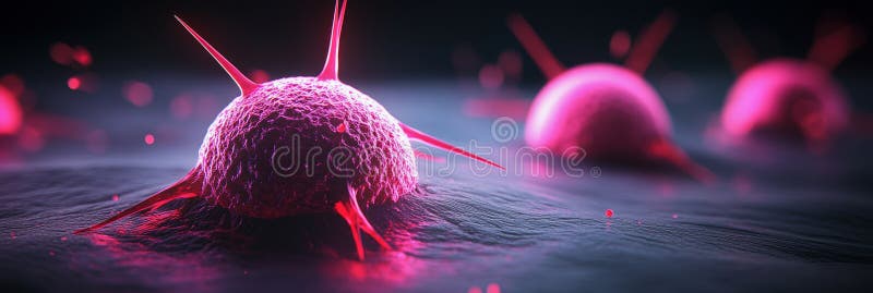 Micrograph of Malignant Cells Showing Signs of Cancer Stock Image ...