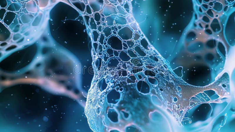 A Micrograph Showcasing the Delicate Balance between Microfilaments and ...