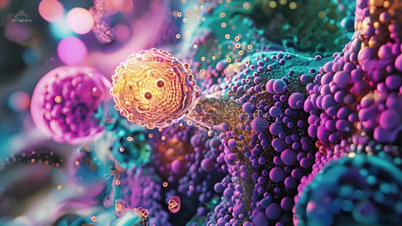 Micrograph Showing the Movement and Localization of Transcription ...