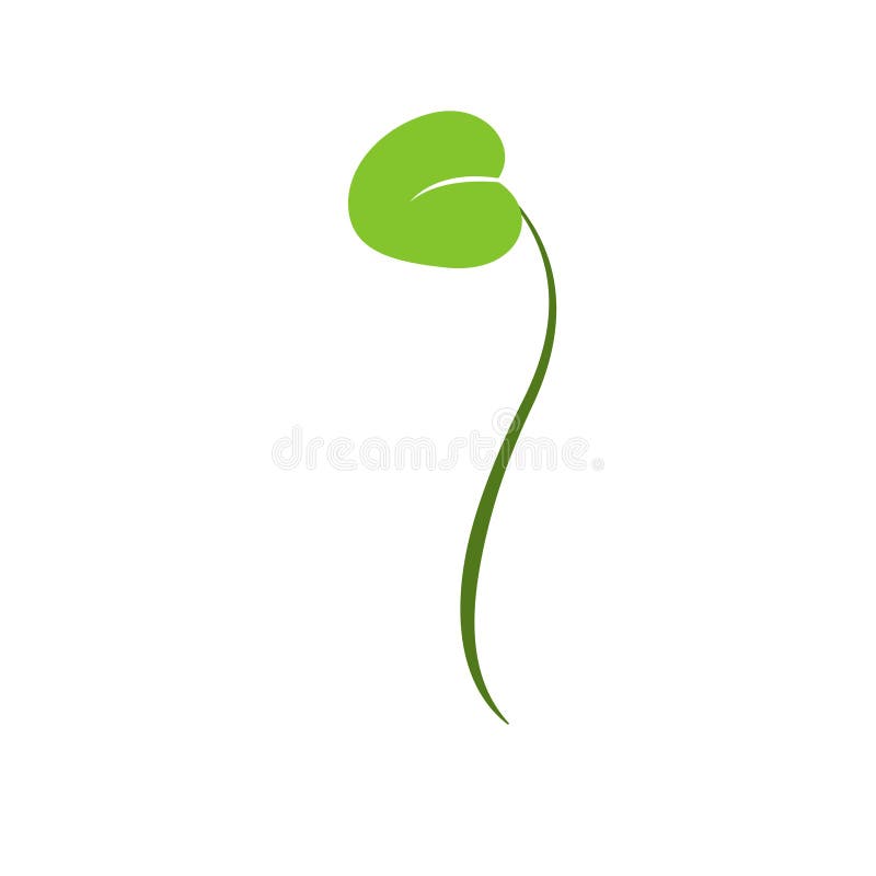 Microgreen Logo Vector Design Template Stock Vector - Illustration of ...