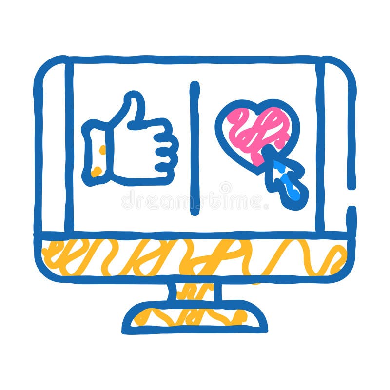 Microinteractions Ux Ui Design Icon Doodle Illustration Stock Vector ...