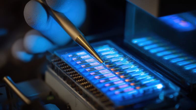 Microled Chips Precisely Aligned and Transferred Onto Flexible Surface ...