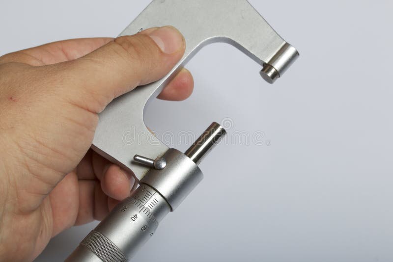 Micrometer with a Circular Scale for External Measurements and a ...