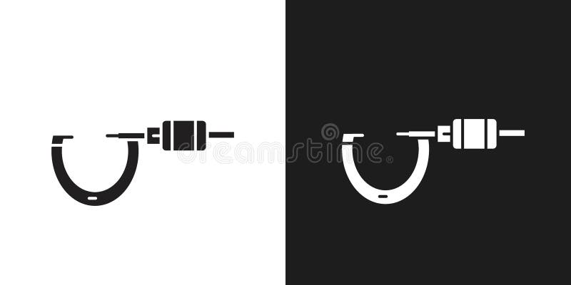 Micrometer Icon Logo Set Vector Stock Vector - Illustration of design ...