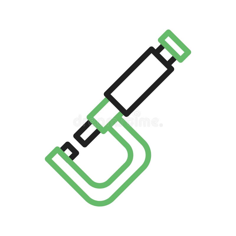 Micrometer Icon Vector Image. Stock Vector - Illustration of accuracy ...