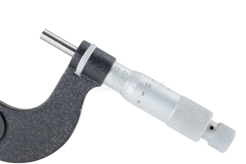 Micrometer Isolated on White with Background Stock Photo - Image of ...