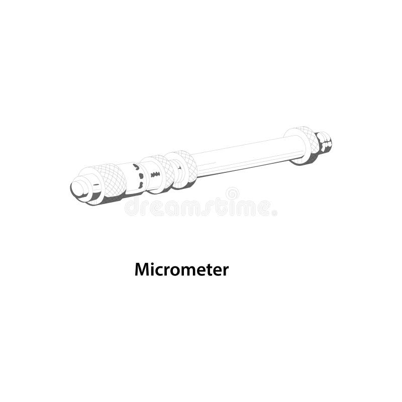 Micrometer stock illustration. Illustration of industrial - 80513988