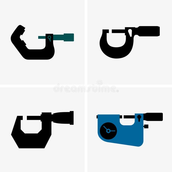 Micrometers stock vector. Illustration of icon, collection - 71772353
