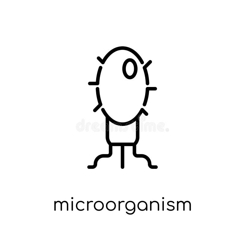 Microorganism Icon from Science Collection. Stock Vector - Illustration ...