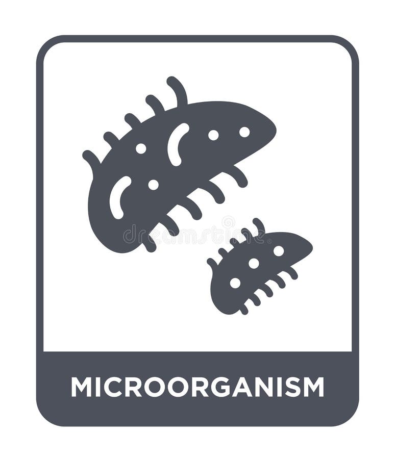 Microorganisms Icon in Trendy Design Style. Microorganisms Icon ...