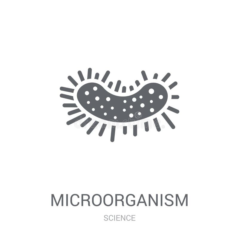 Microorganism Icon. Trendy Microorganism Logo Concept on White B Stock ...