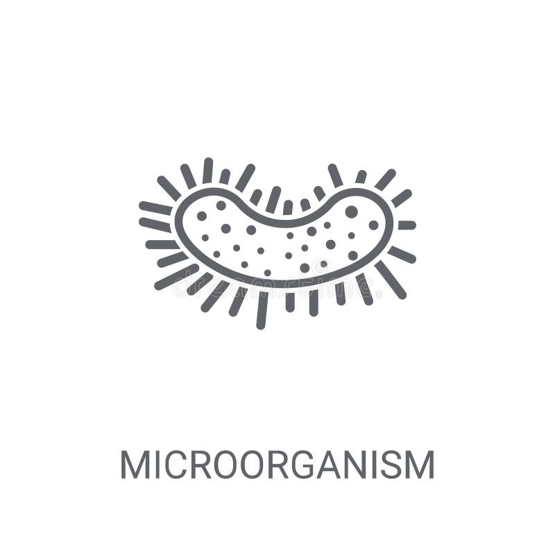 Microorganisms Icon Vector Sign And Symbol Isolated On White Background ...