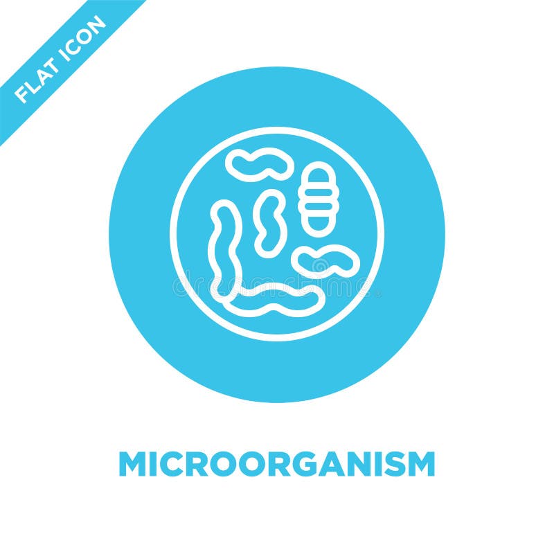 Microorganism Icon Vector from Human Organs Collection. Thin Line ...