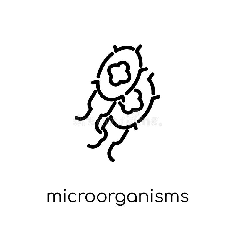 Microorganisms Icon from Science Collection. Stock Vector ...