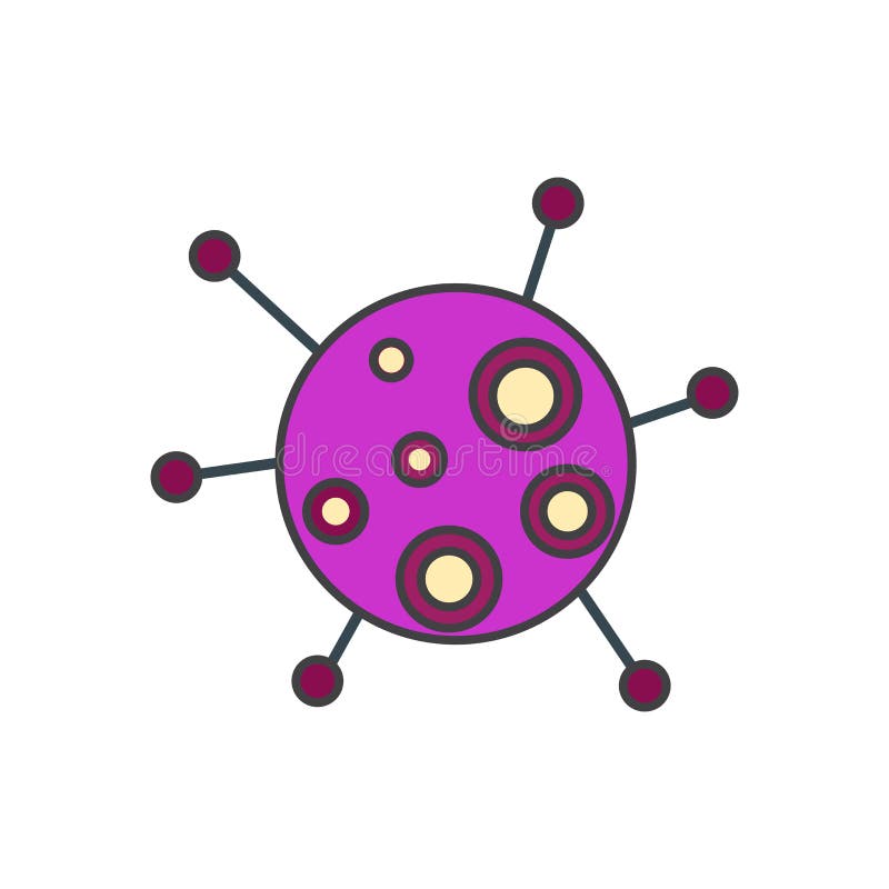 Microorganisms Icon. Trendy Microorganisms Logo Concept on White Stock ...