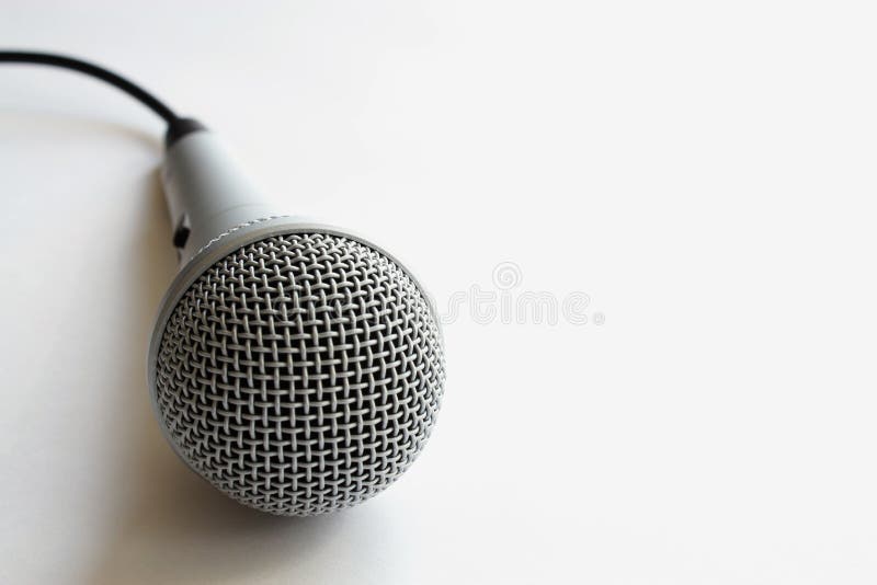 Studio Talkback Microphone stock photo. Image of feedback - 28300