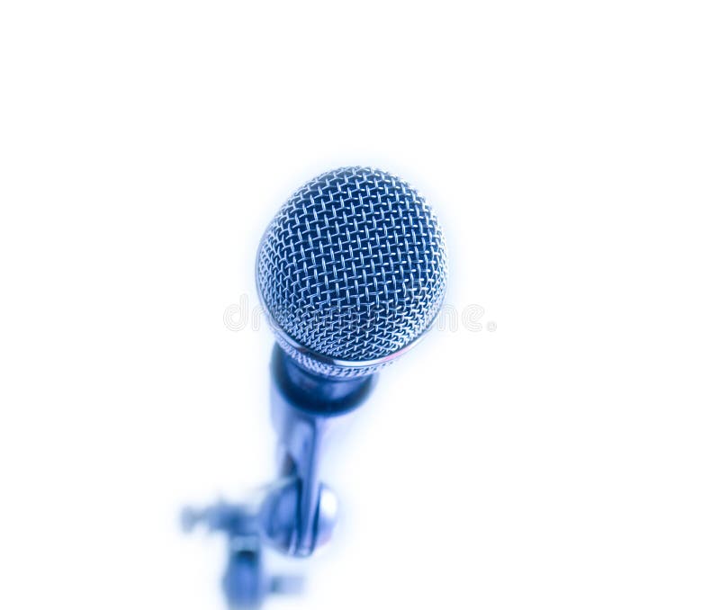 Microphone stock image. Image of interview, single, metal - 14661557