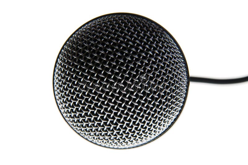 Metallic Texture of Microphone Head Stock Image - Image of head, metal ...