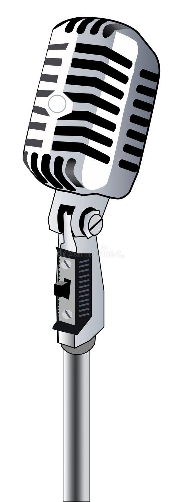 Vertical Microphone Stock Illustrations – 1,123 Vertical Microphone ...