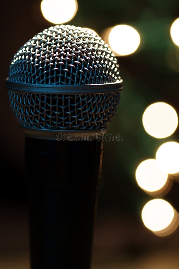 Microphone stock photo. Image of music, colors, stage - 18743636