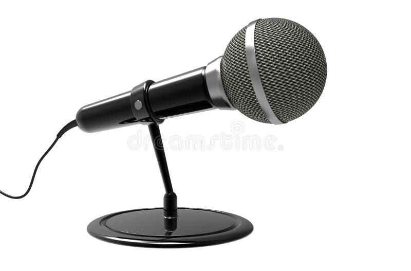 Abstract detailed mic icon stock vector. Illustration of microphone ...