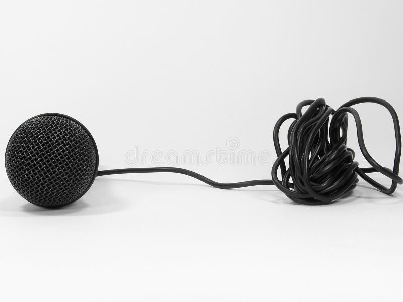 Studio Talkback Microphone stock photo. Image of feedback - 28300