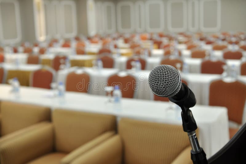 Microphone stock image. Image of congress, convention - 20142379