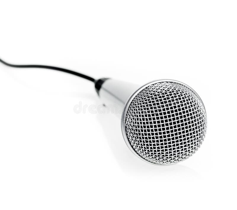 Studio Talkback Microphone stock photo. Image of feedback - 28300