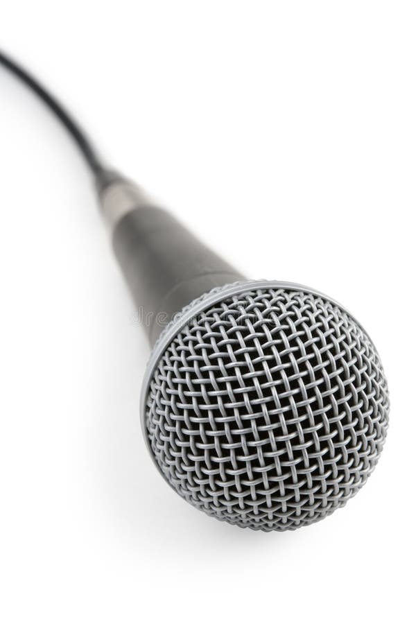 Microphone connected stock image. Image of sound, professional - 1111757