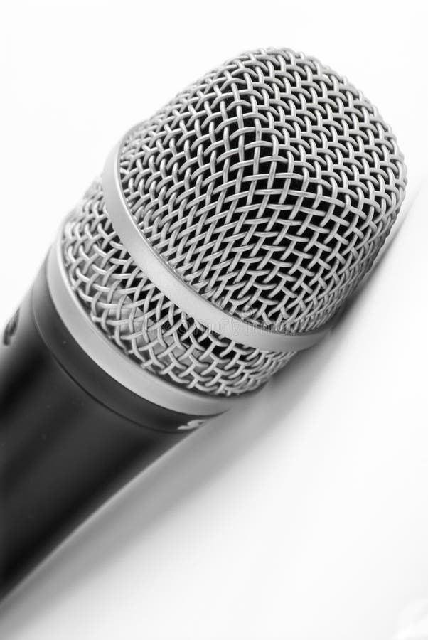 Microphone stock photo. Image of white, group, vocal, studio - 4193148