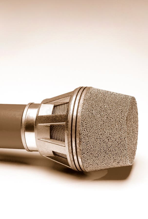 Microphone stock photo. Image of silver, audio, band, speak - 4851906