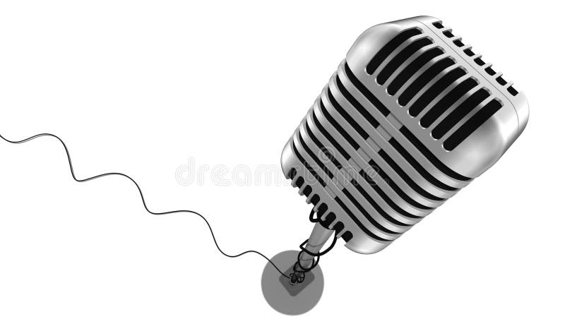 Abstract Mic stock vector. Illustration of recording, backgrounds - 4674865