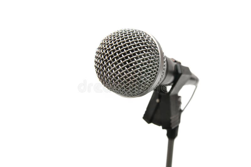 Microphone flying stock image. Image of microphone, music - 3294801