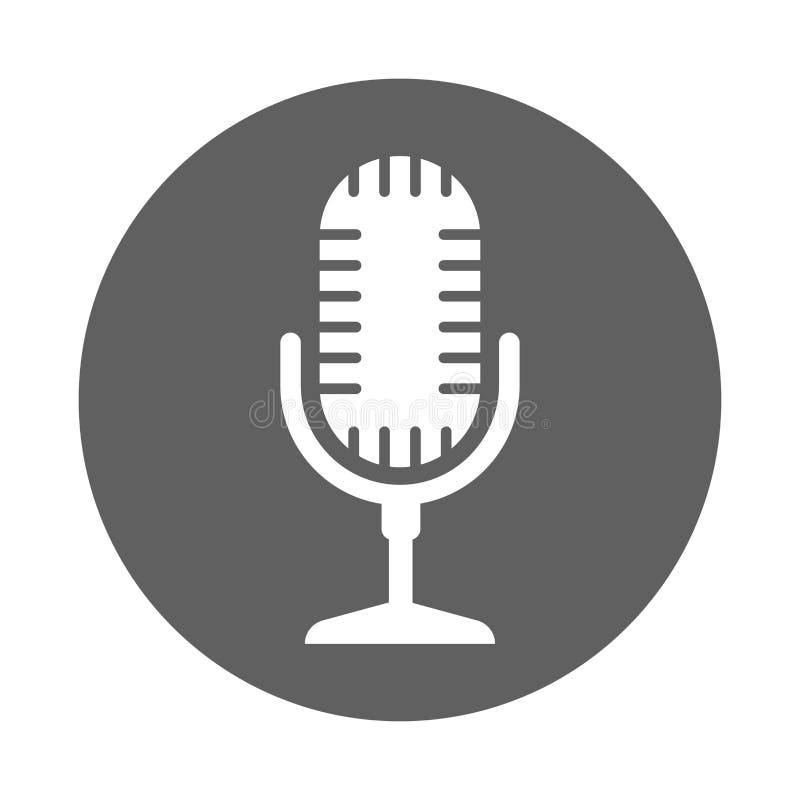 Microphone, Audio, Mic, Mike Icon. Gray Vector Sketch. Stock Vector ...