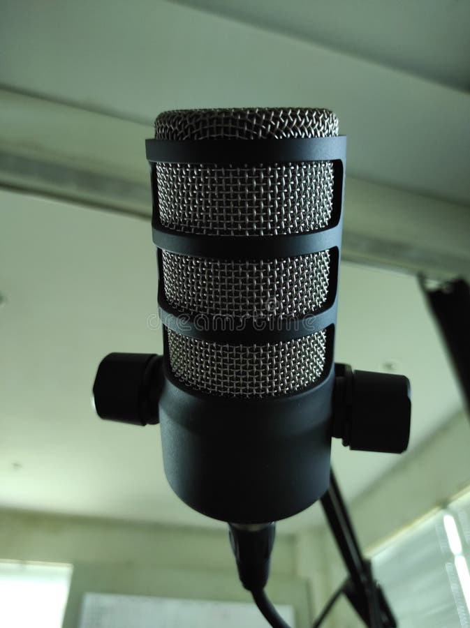 Microphone for Audio Performance Captured from Low Angle Stock Photo ...