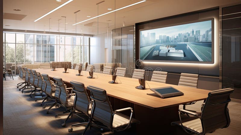 Conference Room Audio Visual Stock Illustrations – 181 Conference Room ...
