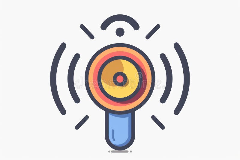 A Microphone Captures the Sound Wave, Useful for Audio or Music Related ...