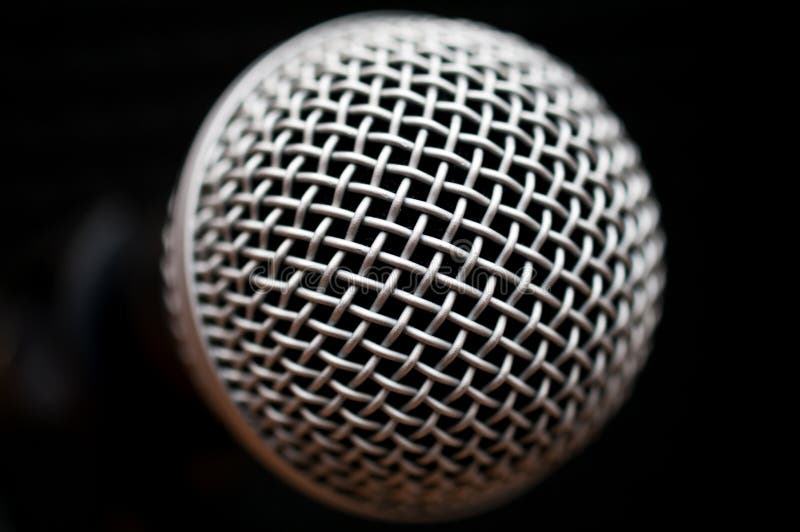 Microphone close up stock photo. Image of microphone - 35278136