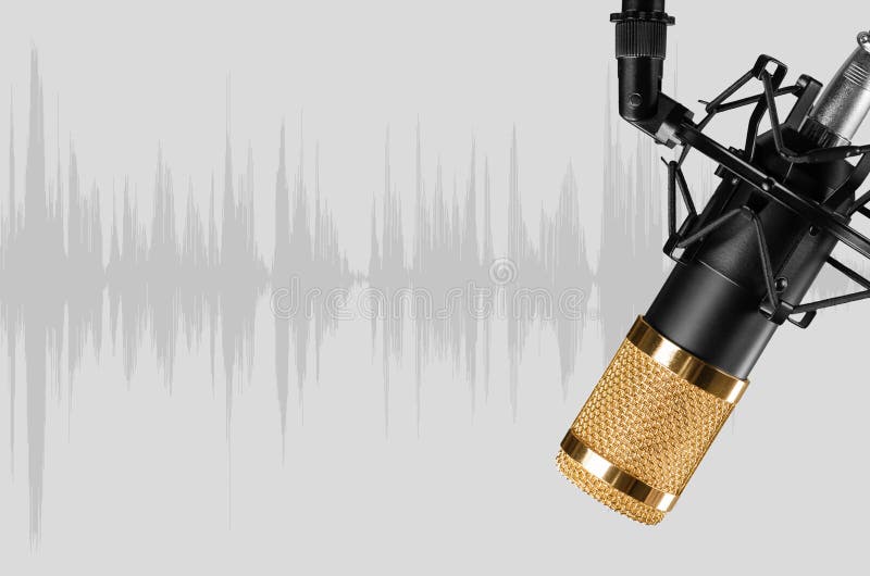 Microphone. Audio Record Concept Stock Image - Image of record ...