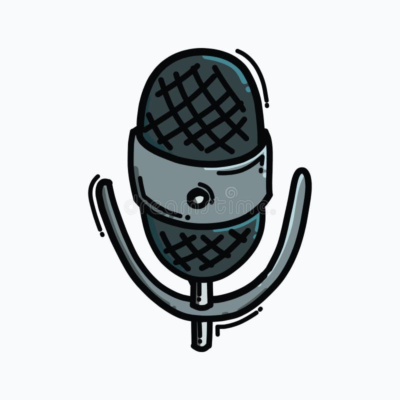 Hand Microphone Interview Drawing Stock Illustrations – 226 Hand ...