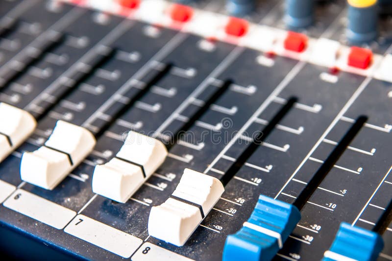 Microphone control panel stock photo. Image of communication - 30791734