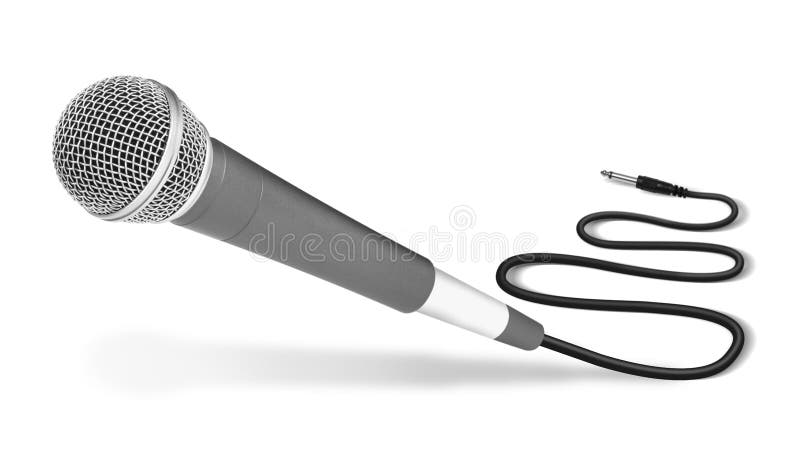 Microphone with cord stock image. Image of broadcast - 10505003 Microphone with cord stock image. Image of broadcast - 10505003