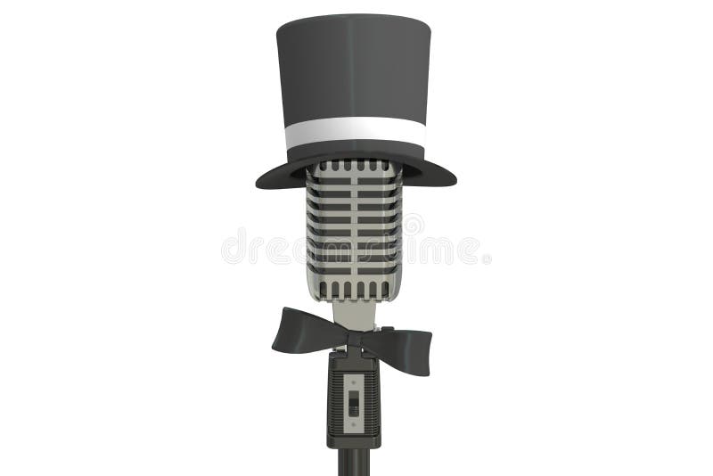 Microphone Bow Stock Illustrations – 1,049 Microphone Bow Stock ...