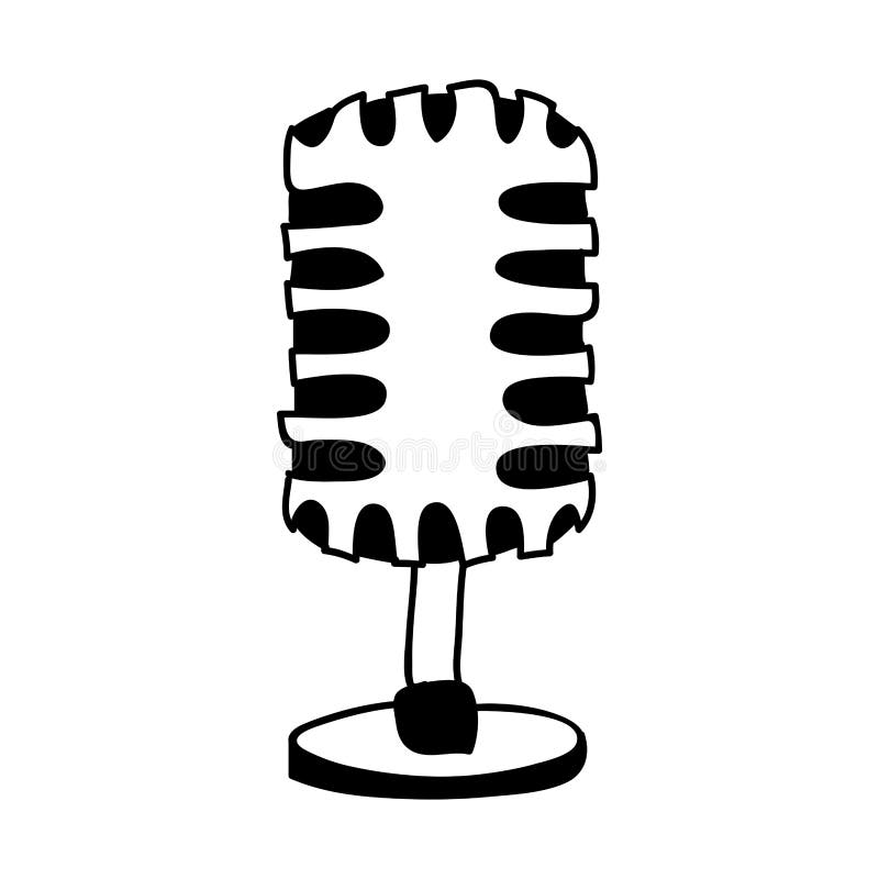 Microphone Drawing Stock Illustrations – 11,667 Microphone Drawing ...
