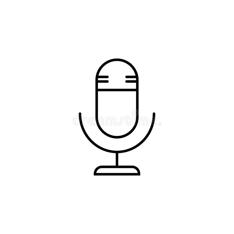 Microphone. Element of Job Interview Icon for Mobile Concept and Web ...