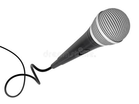 Microphone flying stock image. Image of microphone, music - 3294801