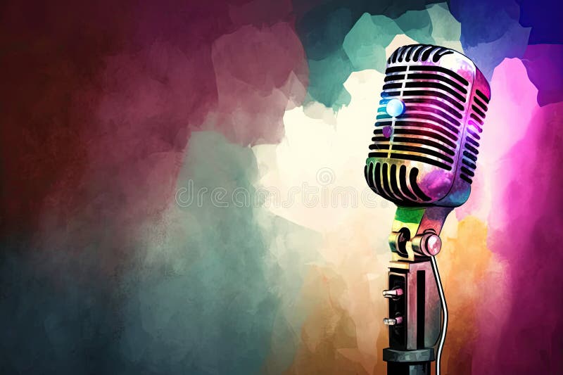 Watercolor Mic Stock Illustrations – 146 Watercolor Mic Stock ...
