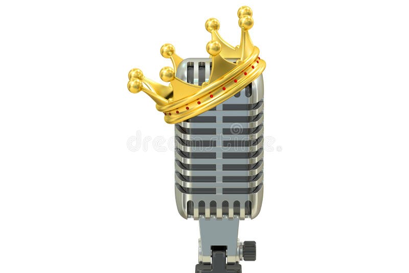 Crown Microphone Stock Illustrations – 1,143 Crown Microphone Stock ...